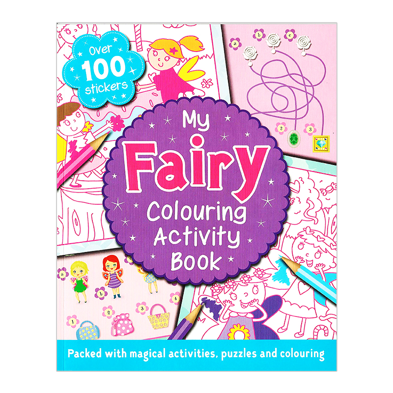 Learning is Fun. MY COLORING ACTIVITY BOOK-FAIRY