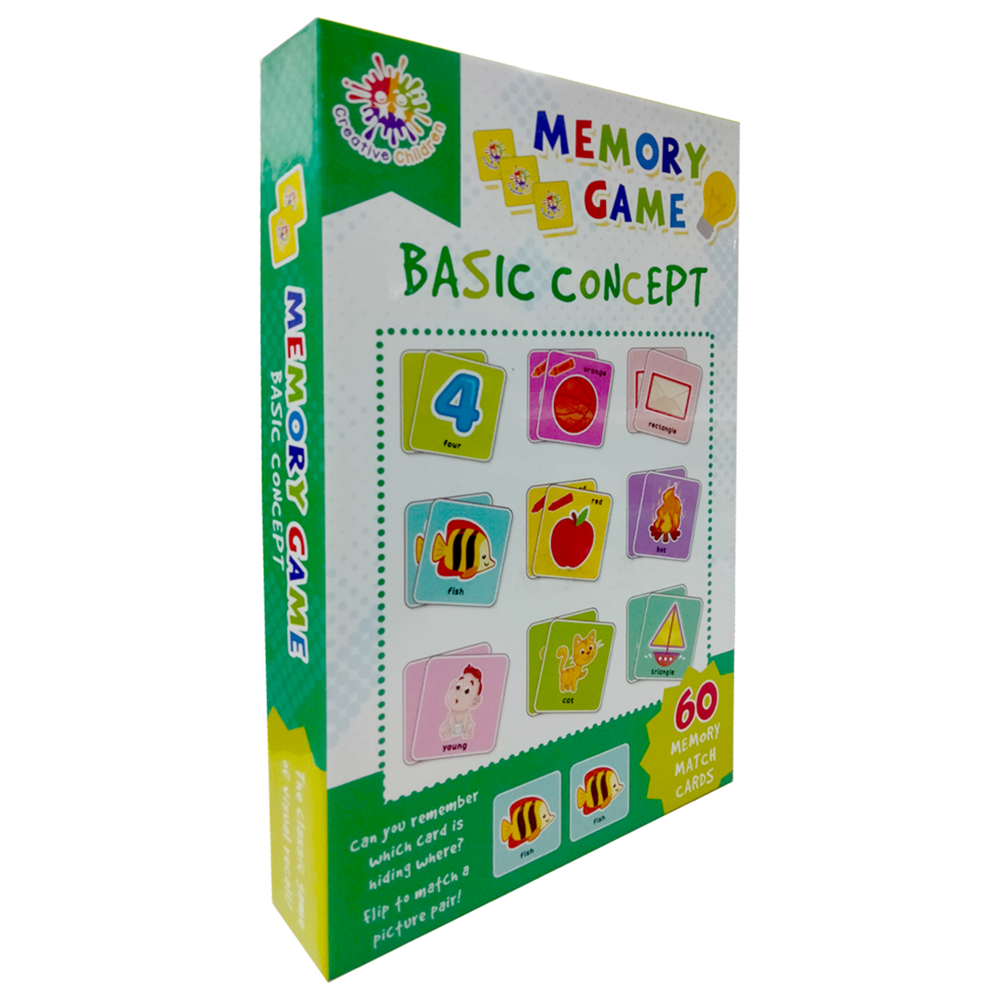 Learning is Fun. CREATIVE CHILDREN MEMORY GAME-BASIC CONCEPT