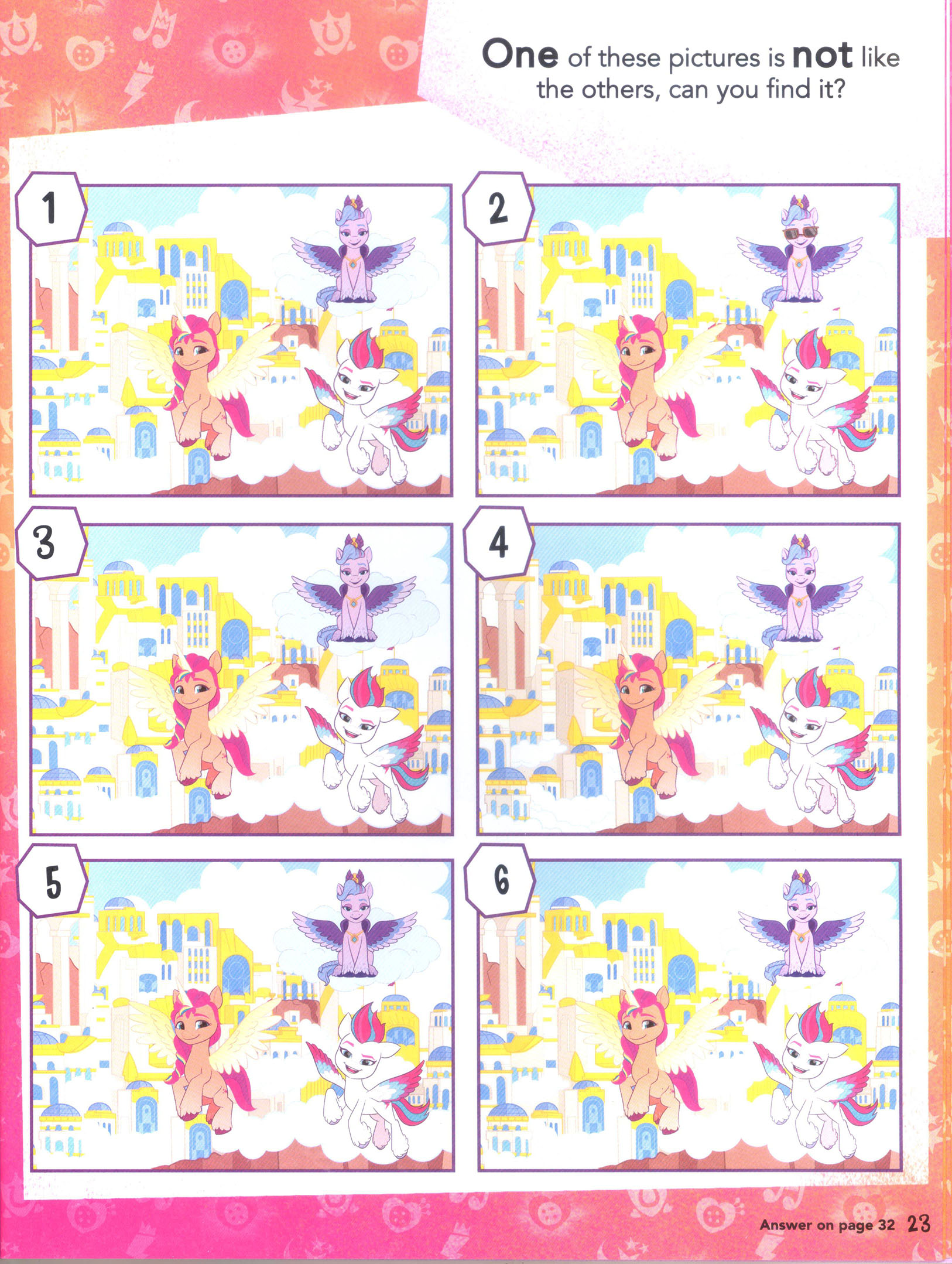 Learning is Fun. MY LITTLE PONY SPOT THE DIFFERENCE