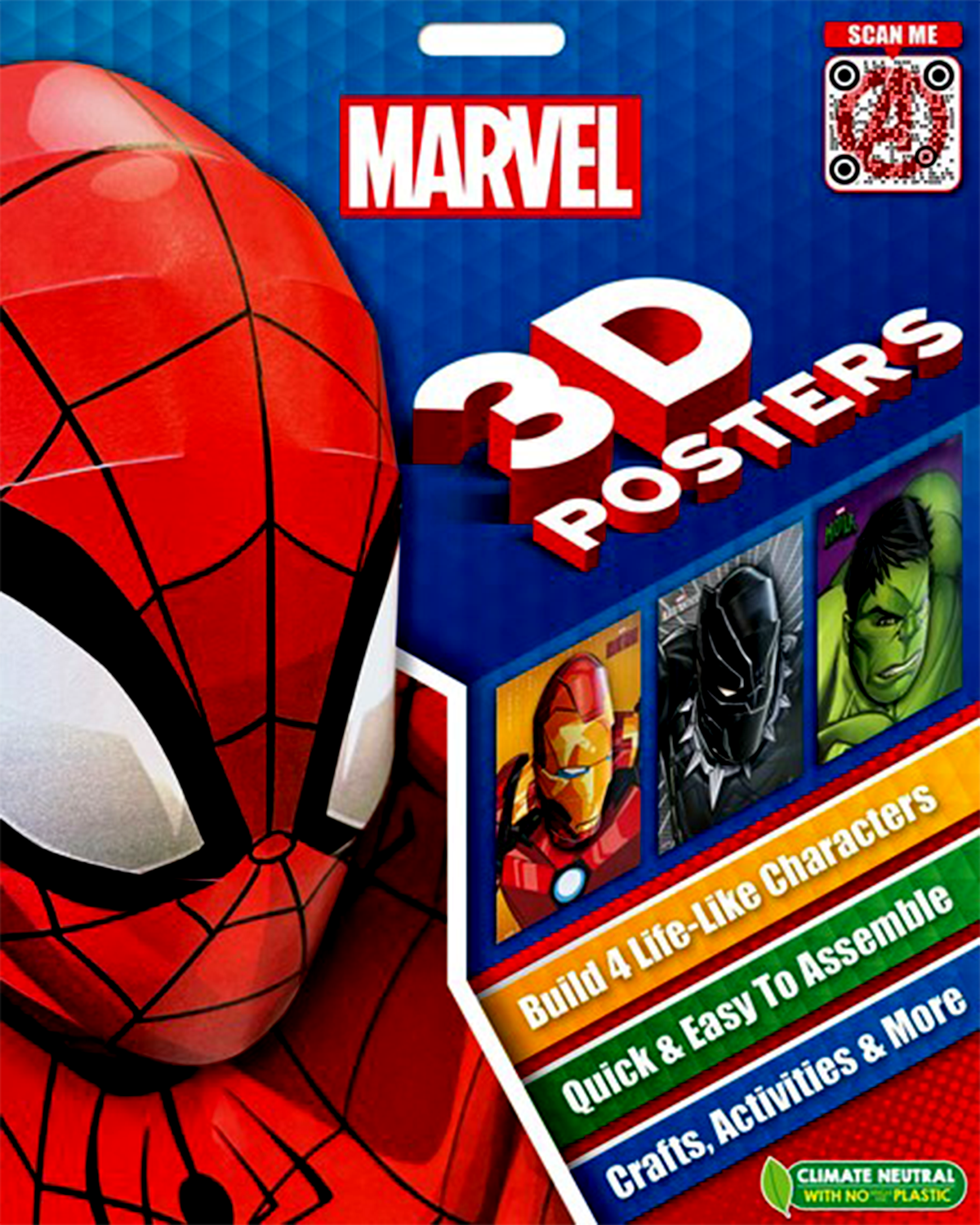 Learning is Fun. DISNEY 3D POP HEADS POSTERS-MARVEL