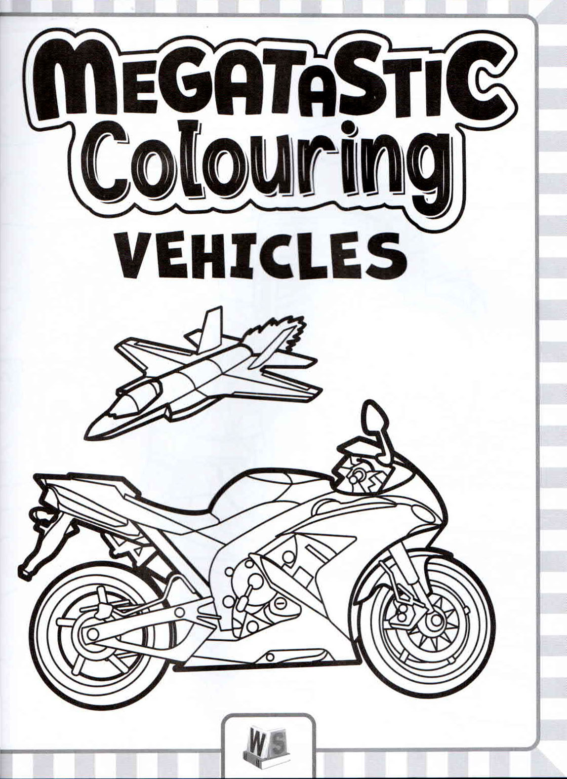 Learning is Fun. MEGATASTIC COLORING VEHICLES