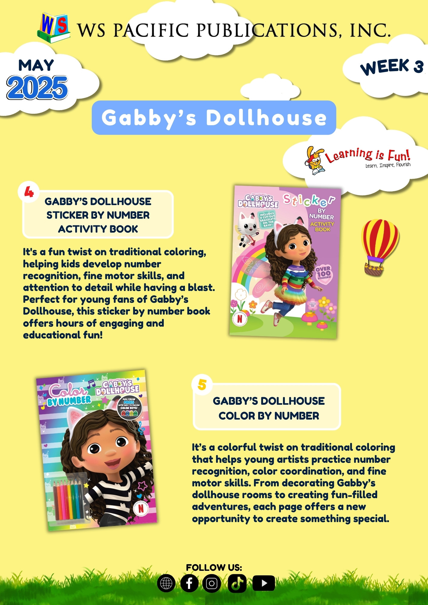 Learning is Fun. MAY 2025 - WEEK 3 | Gabby's Dollhouse